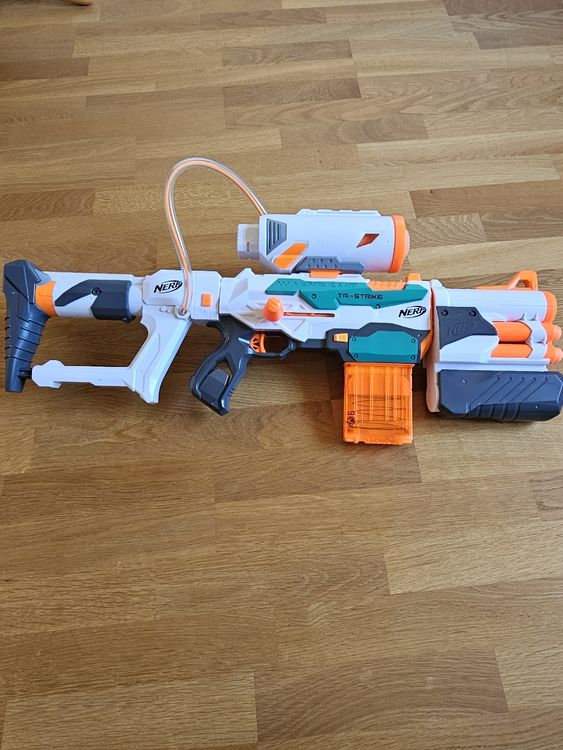 NERF Modulus Tri-Strike Blaster Raketenwerfer (Gebraucht) in Kirchdorf ...