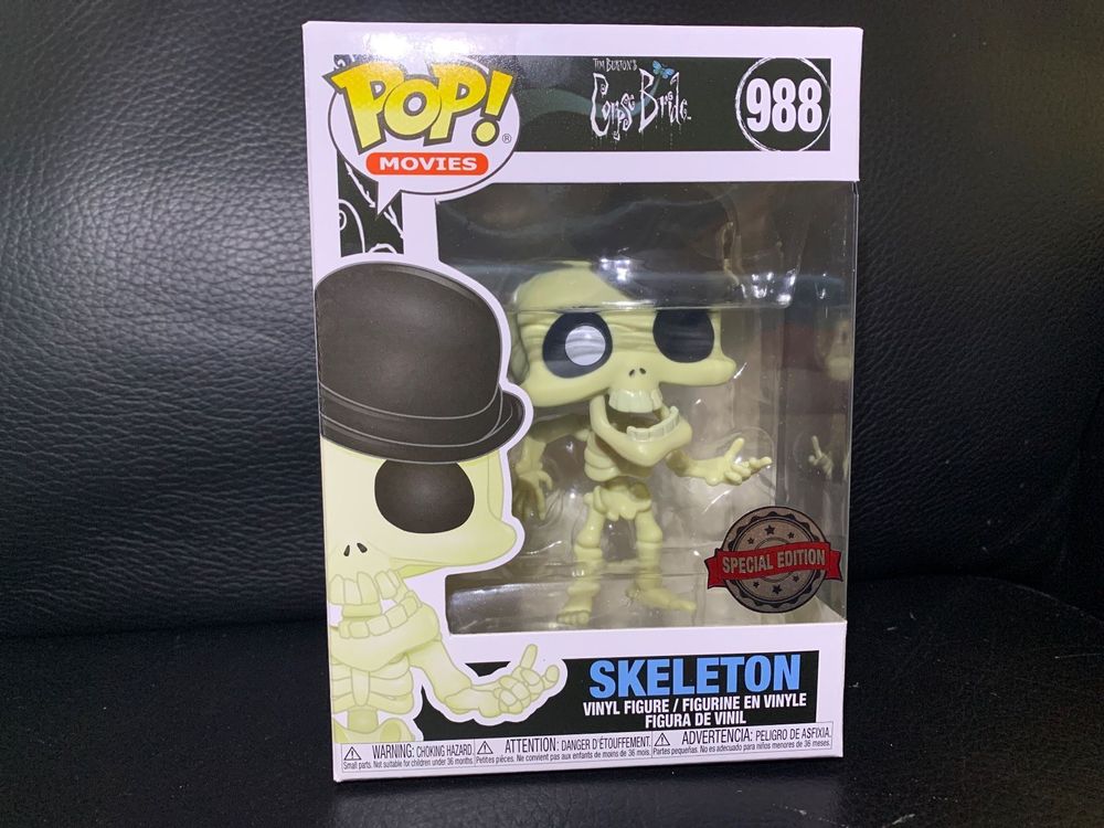 Funko pop Skeleton the Burton’s Corpse Bride Special Edition (Neu und ...