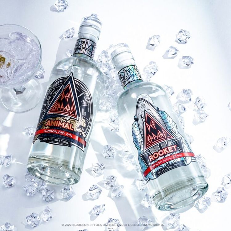 Def Leppard Rocket London Dry Gin 70cl 40% (Neu und originalverpackt ...