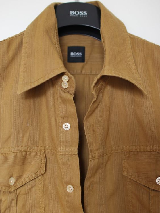 Kurzarm-Hemd Hugo Boss 38% Leinen | Kaufen auf Ricardo