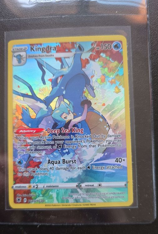 Kingdra V 079/172 Holo Pokemon Karte (Gebraucht) in Oberbüren für CHF 4 ...