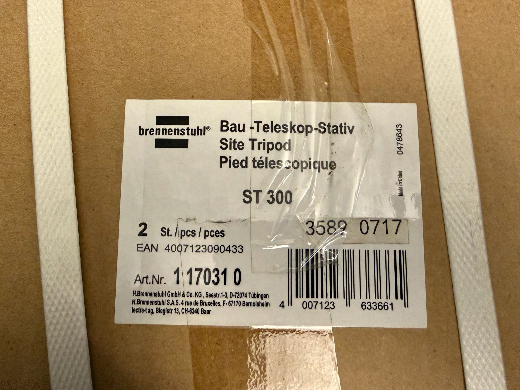 Brennenstuhl Bau-Teleskop-Stativ ST 300, neu, originalverpac (Neu und ...