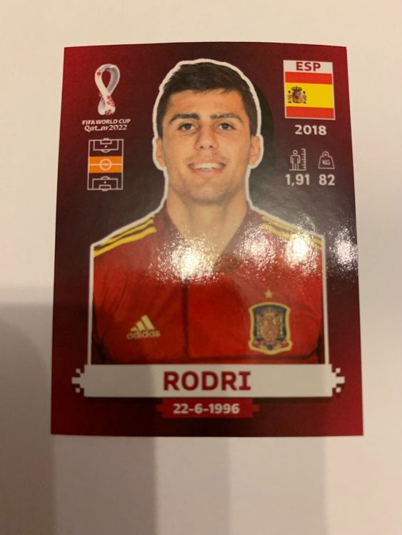 Panini WM 2022 Rodri ESP 14 | Kaufen auf Ricardo