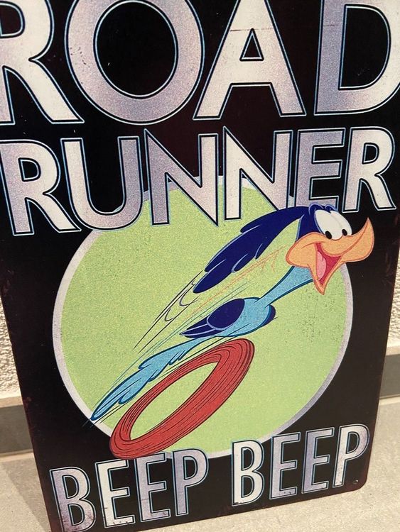 ROAD RUNNER BEEP Metall Schild für Sammler NEU (Neu und ...