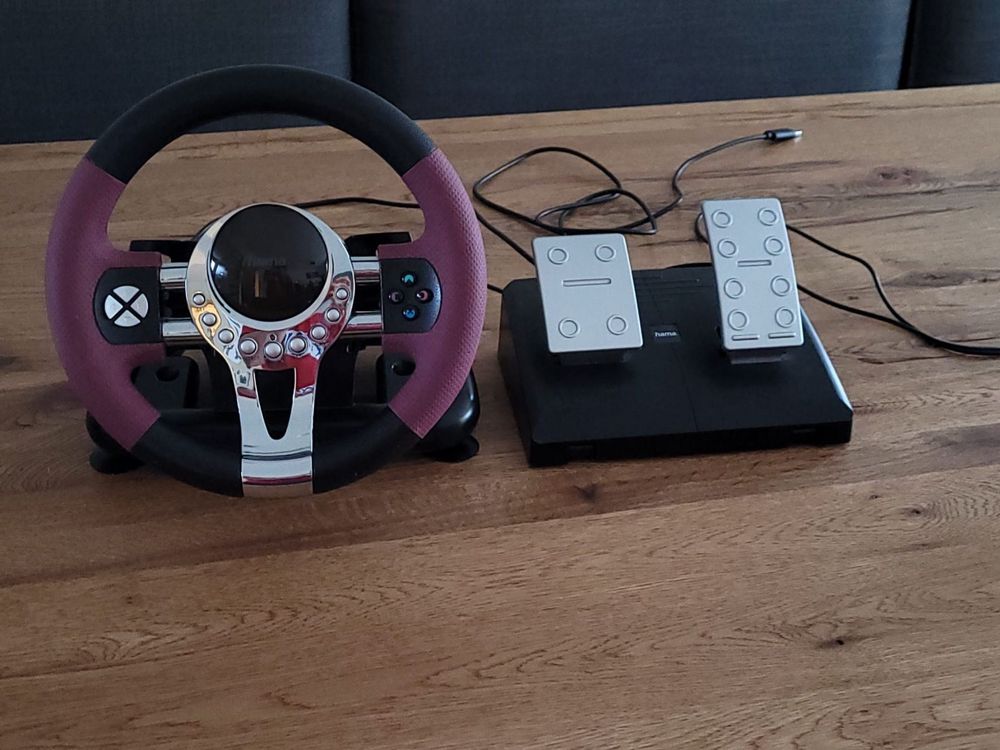 Hama Racing Wheel Thunder V5 (Gebraucht) in Zofingen für CHF 35 – mit ...