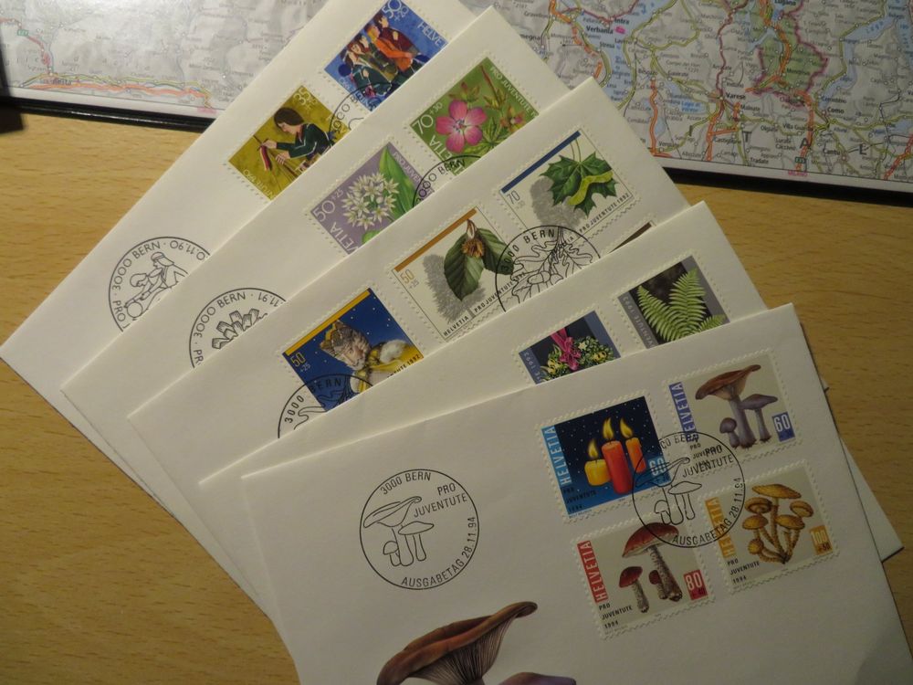 Pro Juventute 1990-1994 Serie gest. (Gebraucht) in Untereggen für CHF 2 ...