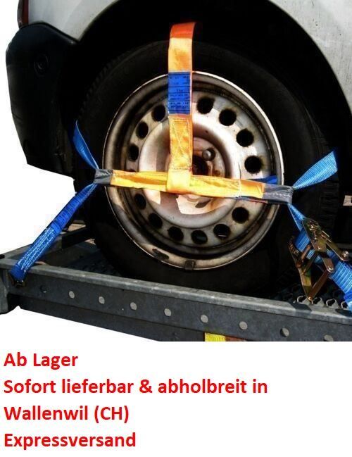 4x Spanngurt Zurrgurt Radsicherung AUTO (Neu und originalverpackt) in ...