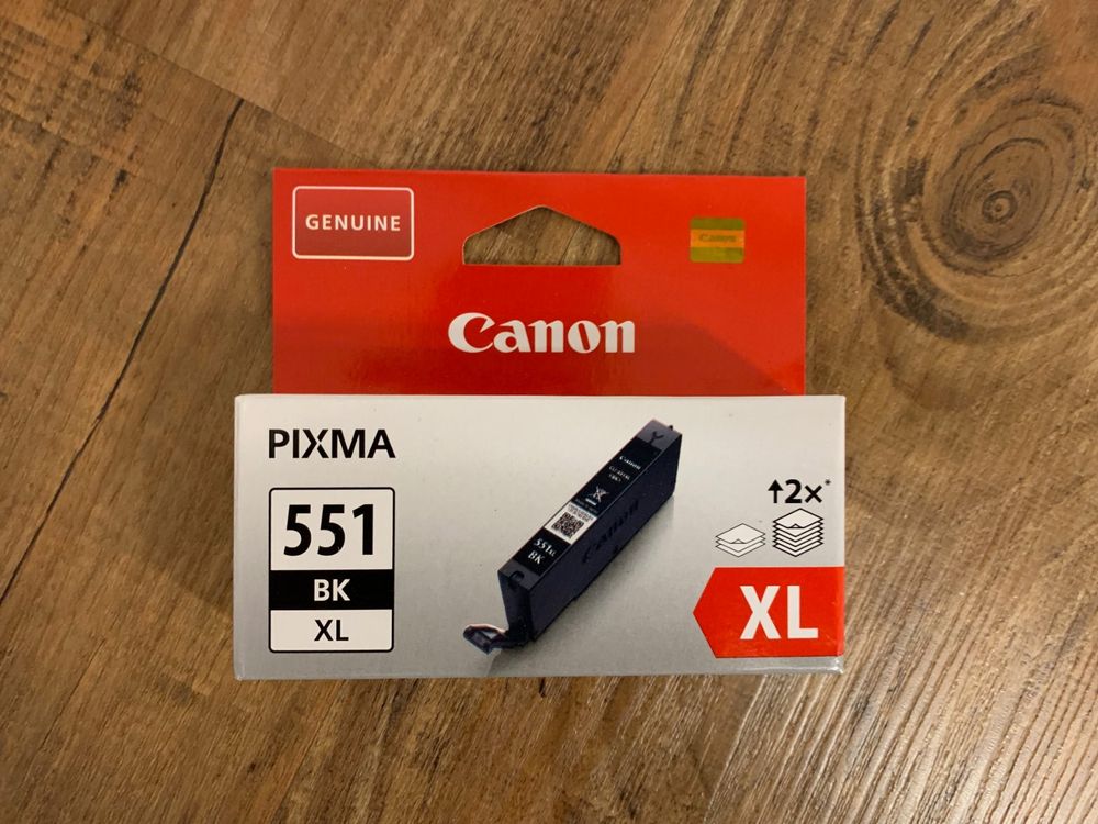 Druckerpatrone Canon PIXMA 551 BK XL | Kaufen auf Ricardo