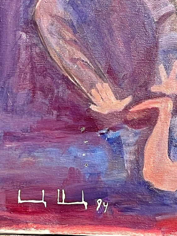 Sinischa Christen(1922-2007) Grosse Maggie Gemälde Signiert (Gebraucht ...