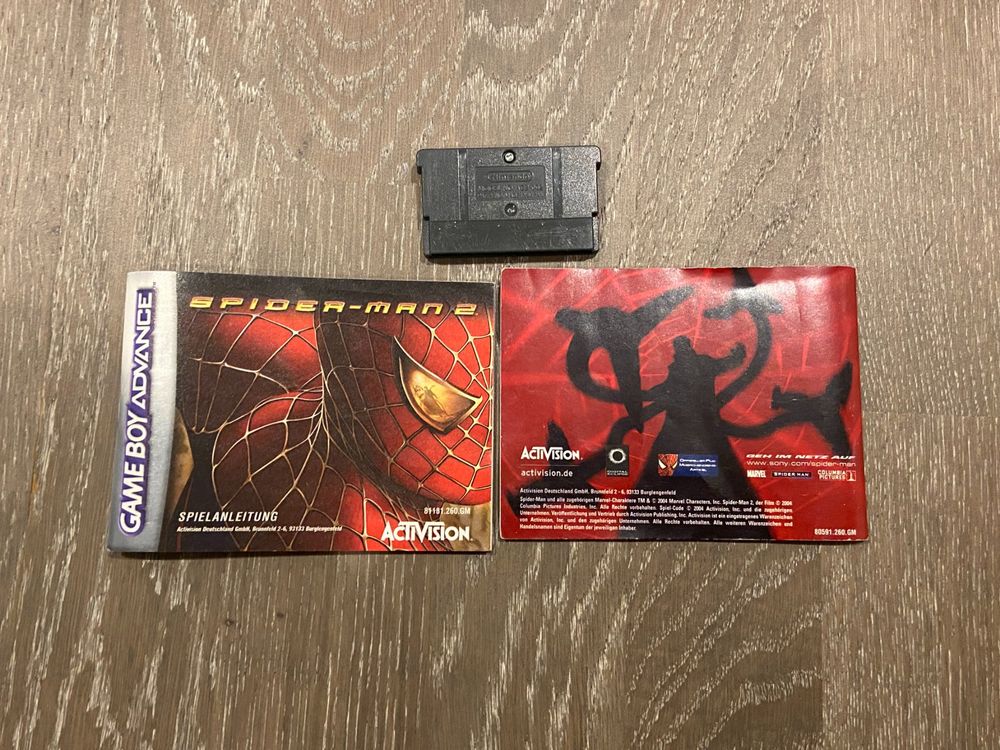 Spider-Man 1 & Spider-Man 2 - Game Boy Advance GBA (Gebraucht) in ...