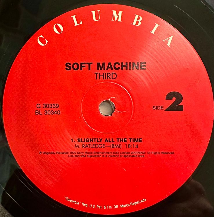 Soft Machine - Third // LP1: VG+; LP2: VG; Sleeve: VG+ (Gebraucht) in ...