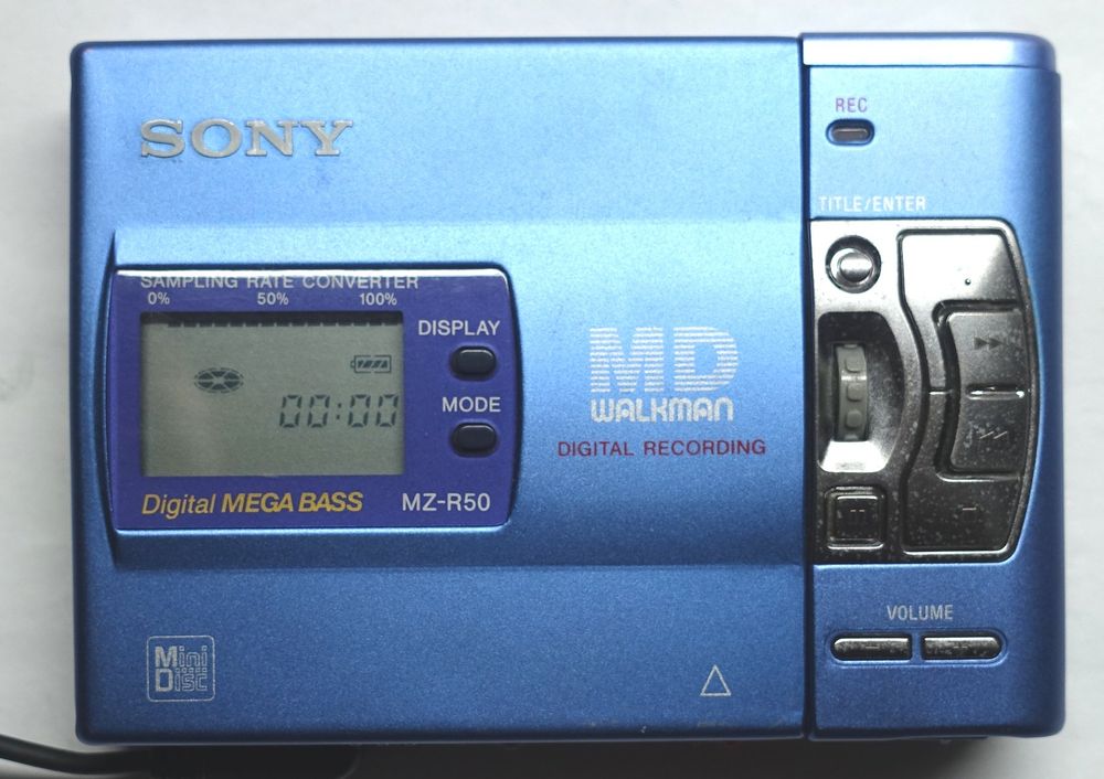 SONY Minidisk recorder MZ-R50 blau (Gebraucht) in Holzhäusern ZG für ...