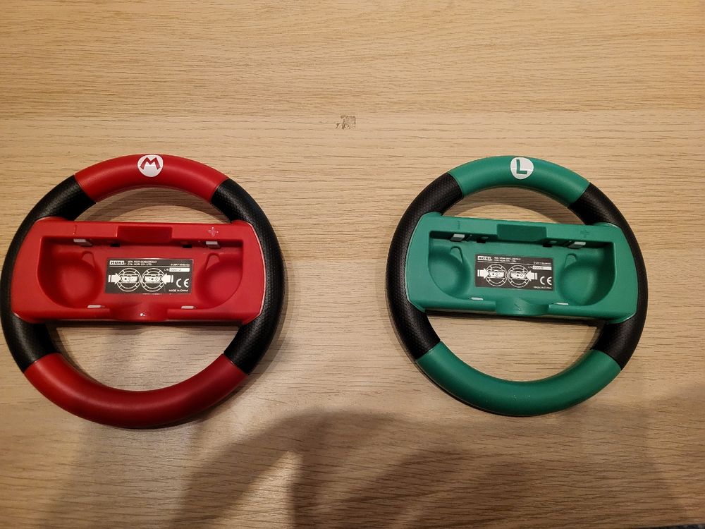 Mario+ Luigi Lenkrad Hori Nintendo Switch Mario Kart (Gebraucht) in ...