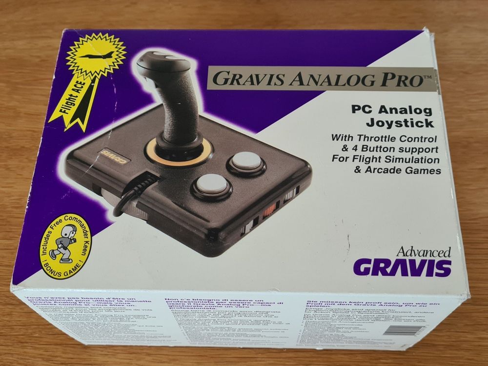 Vintage Rarität - Gravis Analog Pro PC Joystick - 1992 OVP | Kaufen auf ...