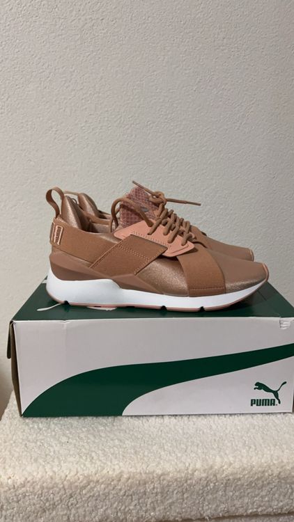 Baskets Puma modèle Muse Satin rose (Neuf avec emballage d'origine) à ...