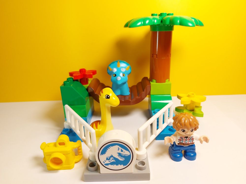 LEGO DUPLO 10879 Jurassic Dino - Streichelzoo - Komplett | Kaufen auf ...