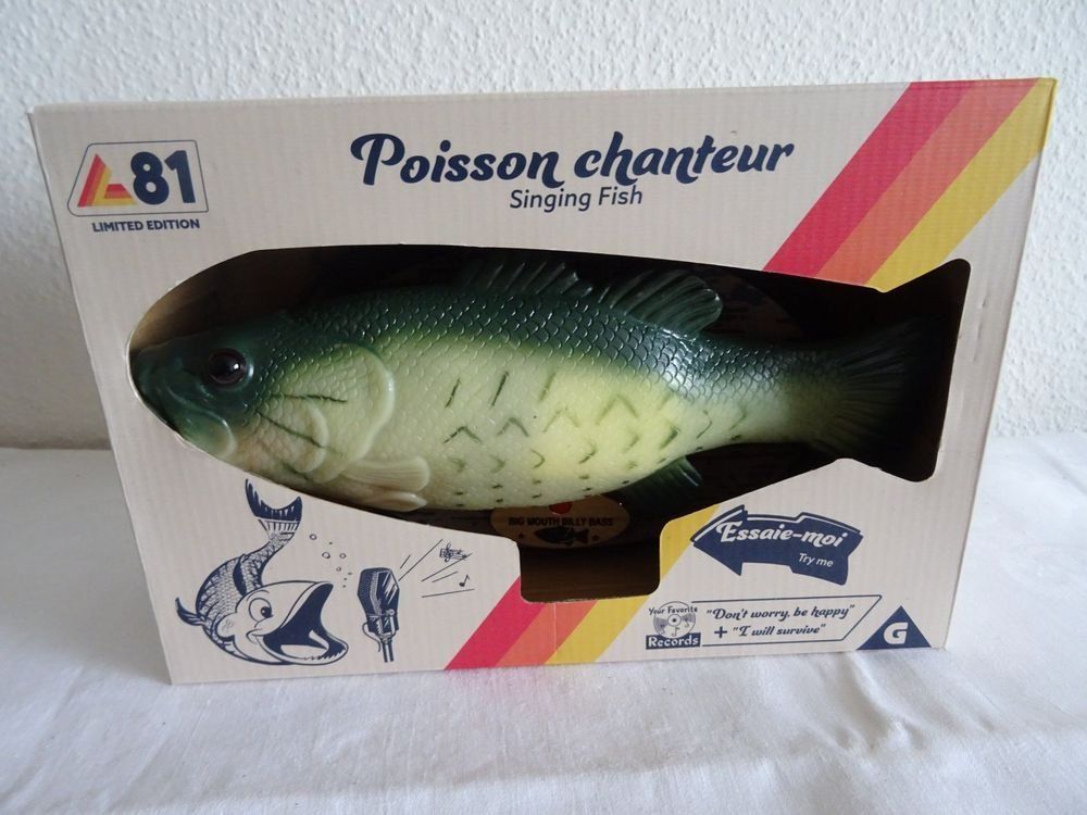 Singende Fisch, funktioniert auch als Bewegungsmelder (Neu (gemäss ...