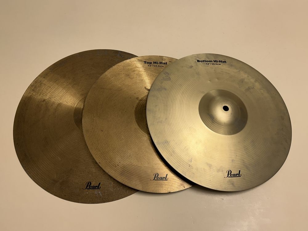 Cymbals Pearl: Hi-hat + Crash/Ride | Kaufen auf Ricardo