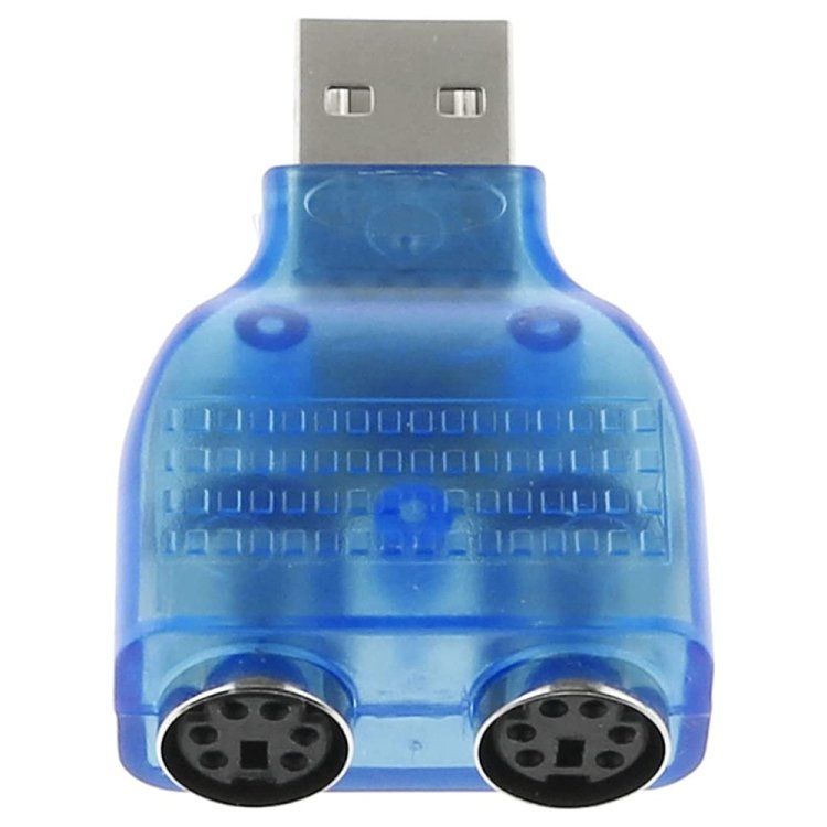 USB-Stecker auf PS / 2-Buchse Adapter für Maus / Tastatur (Neu und ...