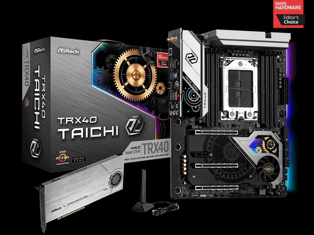 ASROCK TRX40 Taichi TRX4, AMD Threadripper, ATX, WIFI (Gebraucht) in ...
