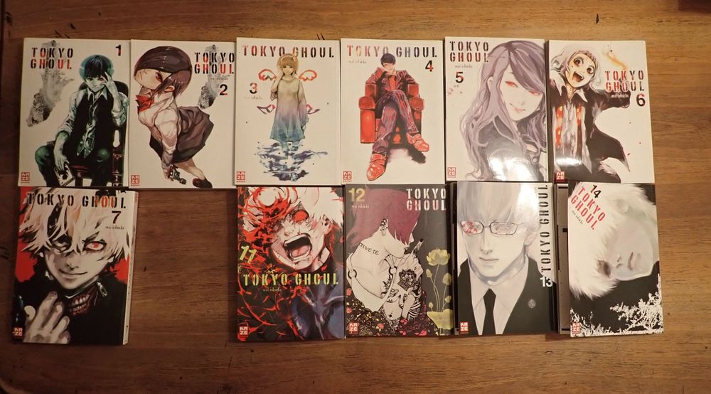 Tokyo Ghoul Band 1 – 7 sowie 11 – 14 (Deutsch) (Gebraucht) in ...