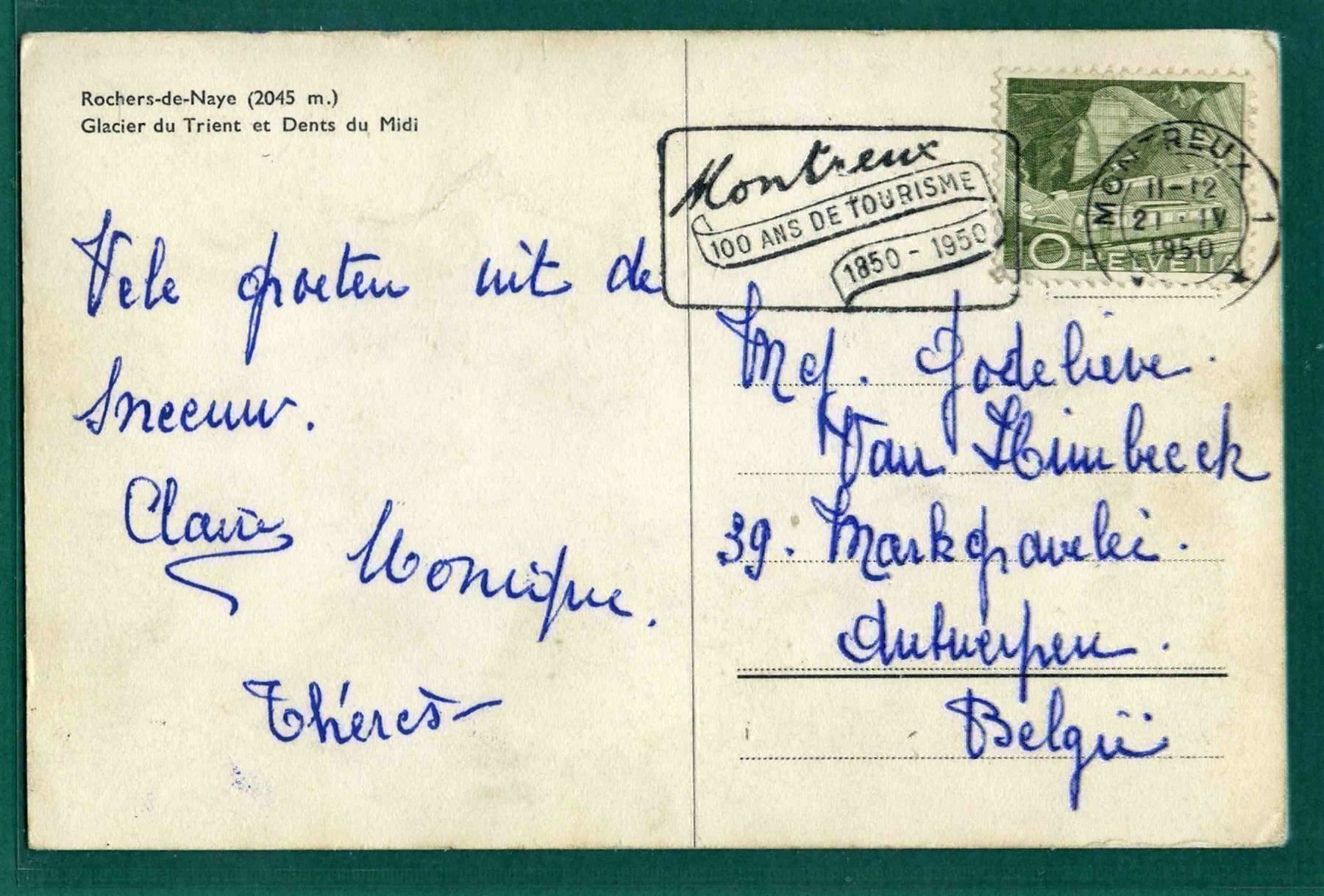Rochers de Naye,Grand Hôtel et Gare, 1950 (Gebraucht) in Sargans für CHF 1 – mit Lieferung auf ...