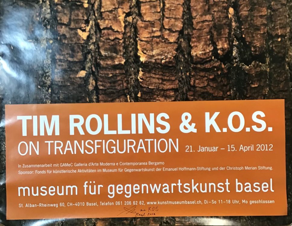 Tim ROLLINS & K.O.S (XX-XXI) Grosse Plakat Handsigniert (Gebraucht) in Root für CHF 5 – mit ...