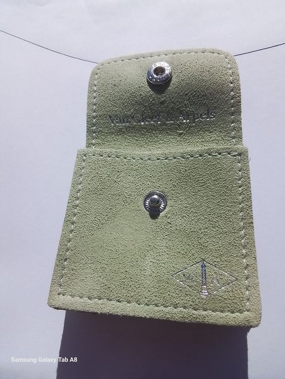 Van Cleef & Arpels Luxus Schmuck Etui-Suede Leder, Wildleder (Neu ...