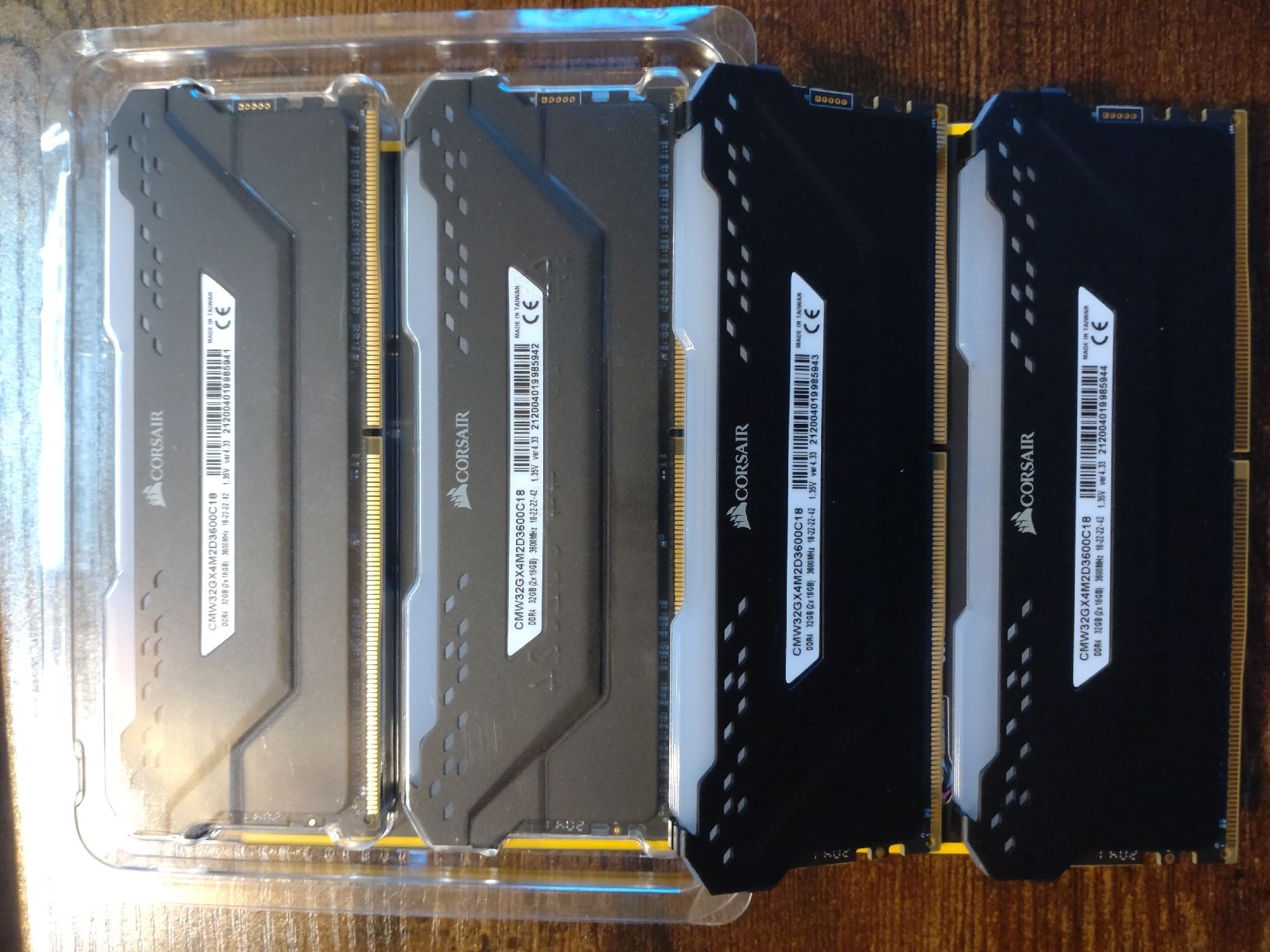 Corsair Vengeance RGB Pro 64GB (4x16) DDR4 3600 MHz (D'occasion) à ...