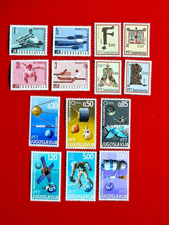 JUGOSLAWIEN MOTIV RAUMFAHRT SATELITEN SPORT 1966 - 1968** | Kaufen auf Ricardo