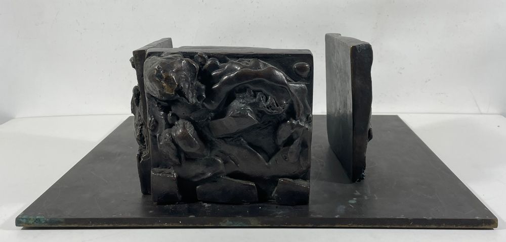 20. Jh. Internationale Schule grosse Bronze Skulptur Sign | Kaufen auf Ricardo