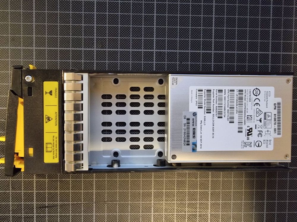 HPE 3PAR HP 804170-001 - HP 3.84TB SAS SFF SSD for 3PAR 8000 (Gebraucht ...