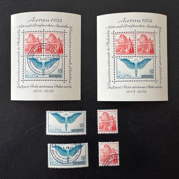 Aarau 1938, postfrisch/gestempelt (Gebraucht) in Stallikon für CHF 12 – mit Lieferung auf ...