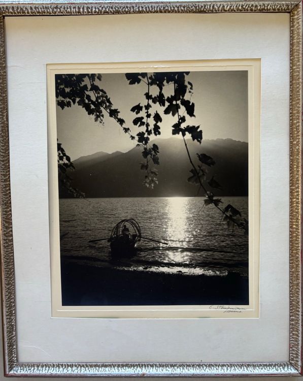 Vintage Ernesto Steinemann, sign., Locarno, Lago Maggiore (Gebraucht ...
