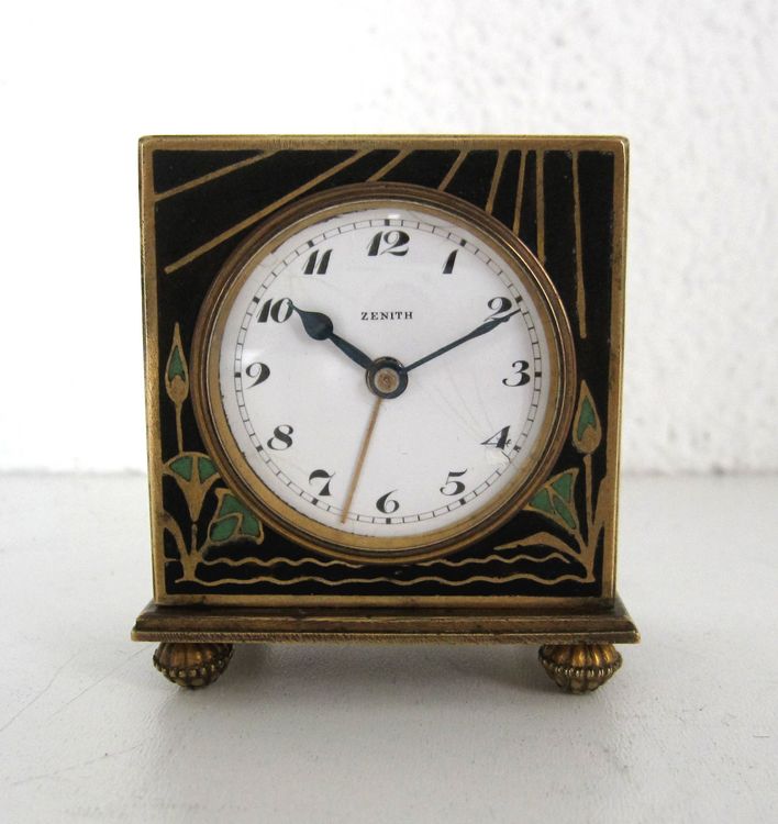 Zenith Wecker, Cloisonne, Art Deco, ca.1920 | Kaufen auf Ricardo
