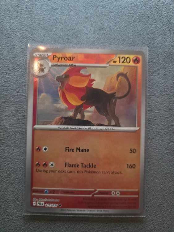 Pokémon - Pyroar (PRE 016) - Masterball (Neuf (Voir description)) à ...