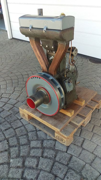 Stationärmotor, Standmotor Bernard W2, läuft | Kaufen auf Ricardo
