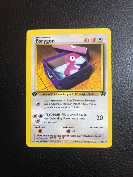 Team Rocket Porygon 48/82 1st edition Ab 1 | Kaufen auf Ricardo