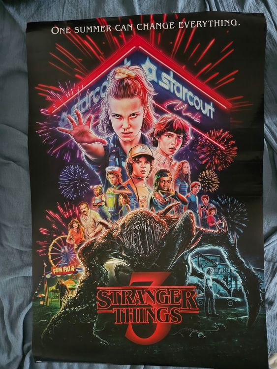 Stranger Things Season 3 Poster 91x61cm (Gebraucht) in Adligenswil für ...