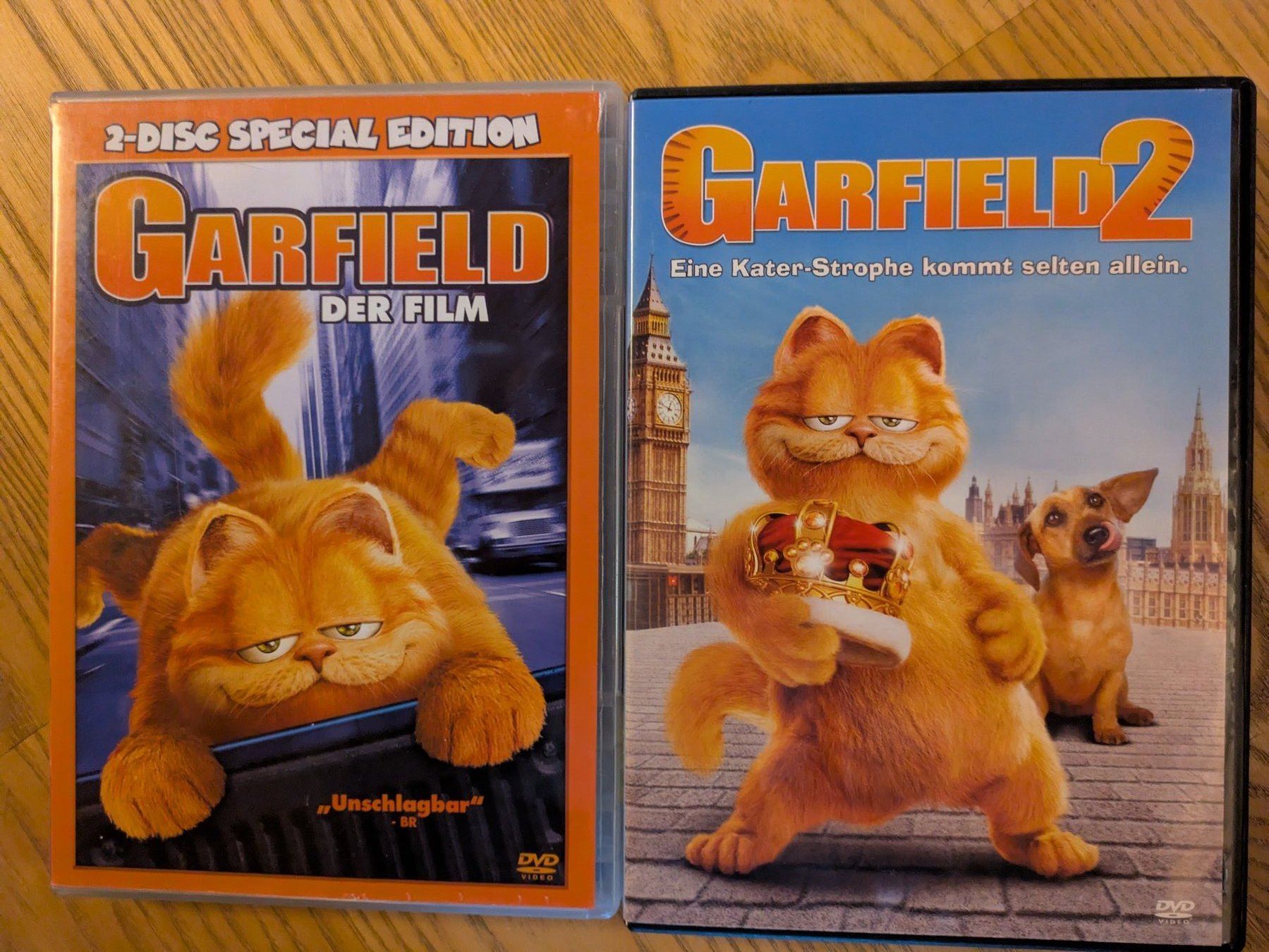 Garfield 1 & 2 (DVD) Filmklassiker für die ganze Familie (Gebraucht) in ...