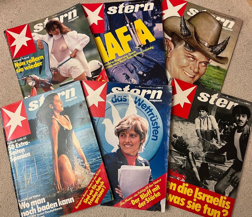 Stern Magazine 1982 - 6 Ausgaben - Deutsch (Gebraucht) in Wollerau für ...