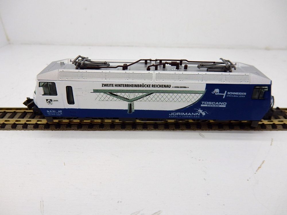 N - Kato - RhB "Rhätische Bahn"- Loc Ge 4/4 III 649" Lavin" | Kaufen auf Ricardo
