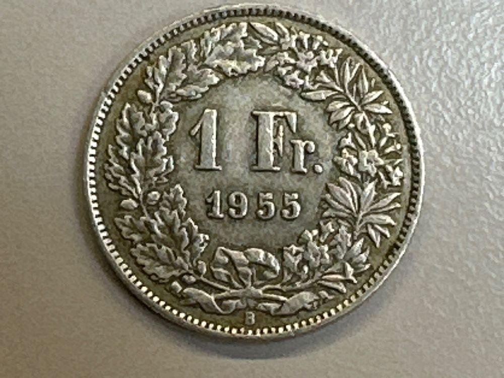 1Fr.Silber Schweiz 1955 ss (Gebraucht) in Herisau für CHF 21 – mit Lieferung auf Ricardo kaufen