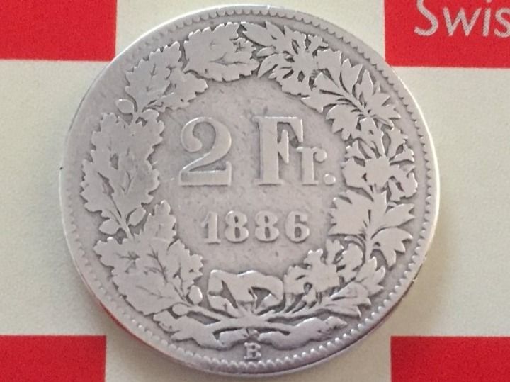 2 Franken 1886 s-ss, nur 1,0 Mio! (Gebraucht) in Elsau für CHF 9.5 – mit Lieferung auf Ricardo ...