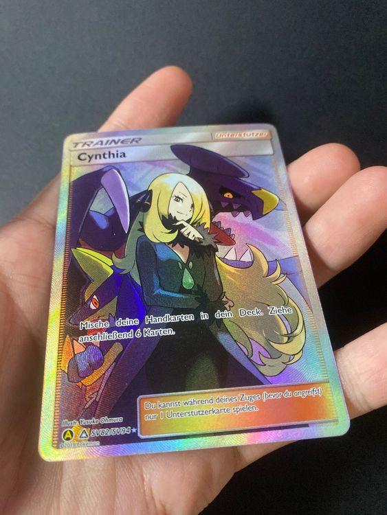 Cynthia SV82 - Garchomp & Lucario MINT - Hidden Fates - DE (Neu (gemäss ...