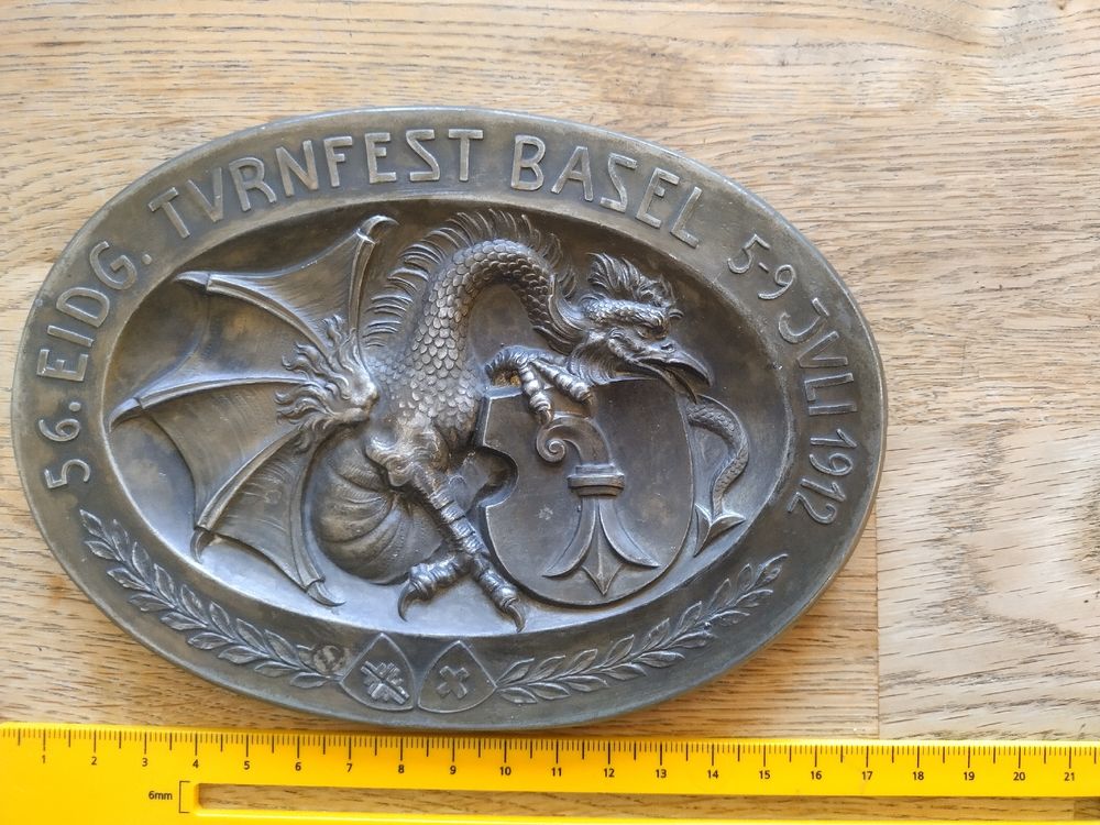 petit plateau Basel Turnfest 1912 (Gebraucht) in Bex für CHF 14 – mit Lieferung auf Ricardo kaufen