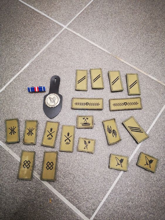 Diverse Militär Abzeichen gemäss Bild (Gebraucht) in Wittenbach für CHF ...