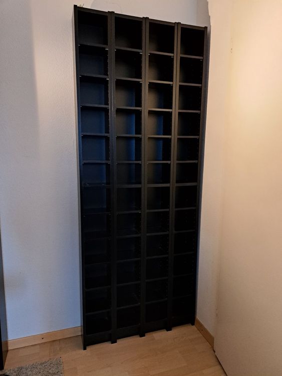 Ikea Billy CD-Regale schwarz (4 Stk.) | Kaufen auf Ricardo