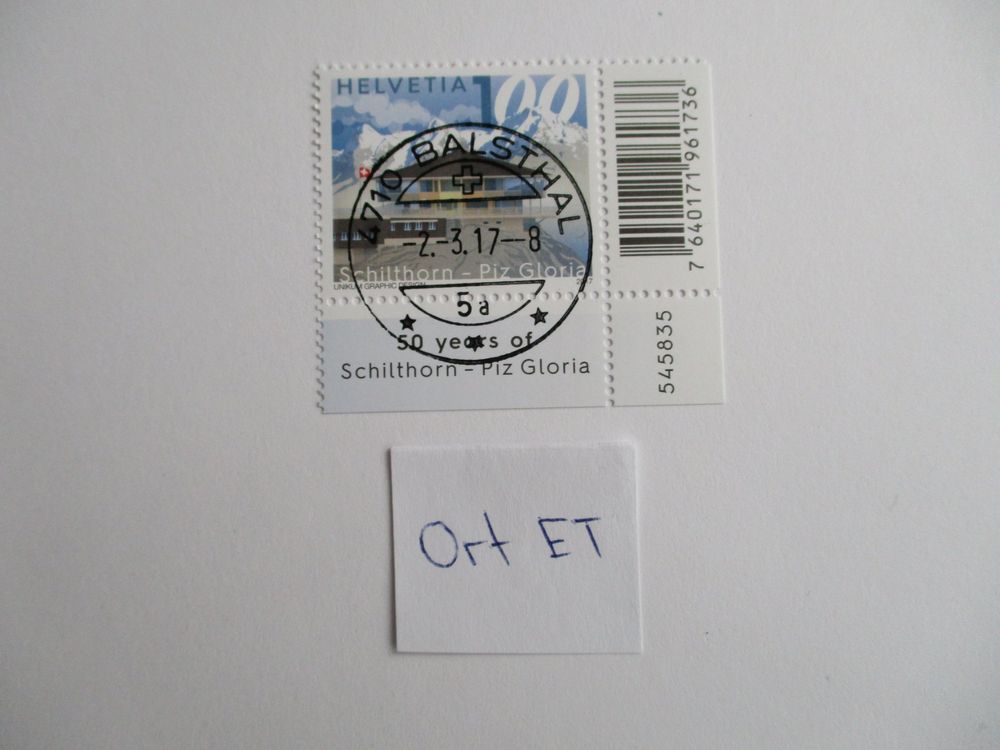 Briefmarke mit Ort Ersttagsstempel 4710 Balsthal Normal | Kaufen auf ...