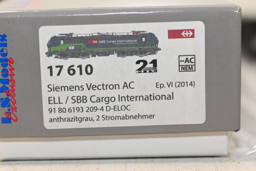 Siemens Vectron SBB Cargo LS Models HO/AC Digital mfx | Acheter sur Ricardo